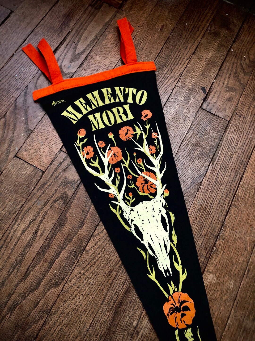 Memento Mori 9x27 Felt Pennant Wall Flag Memento Mori Wall Art, Library ...