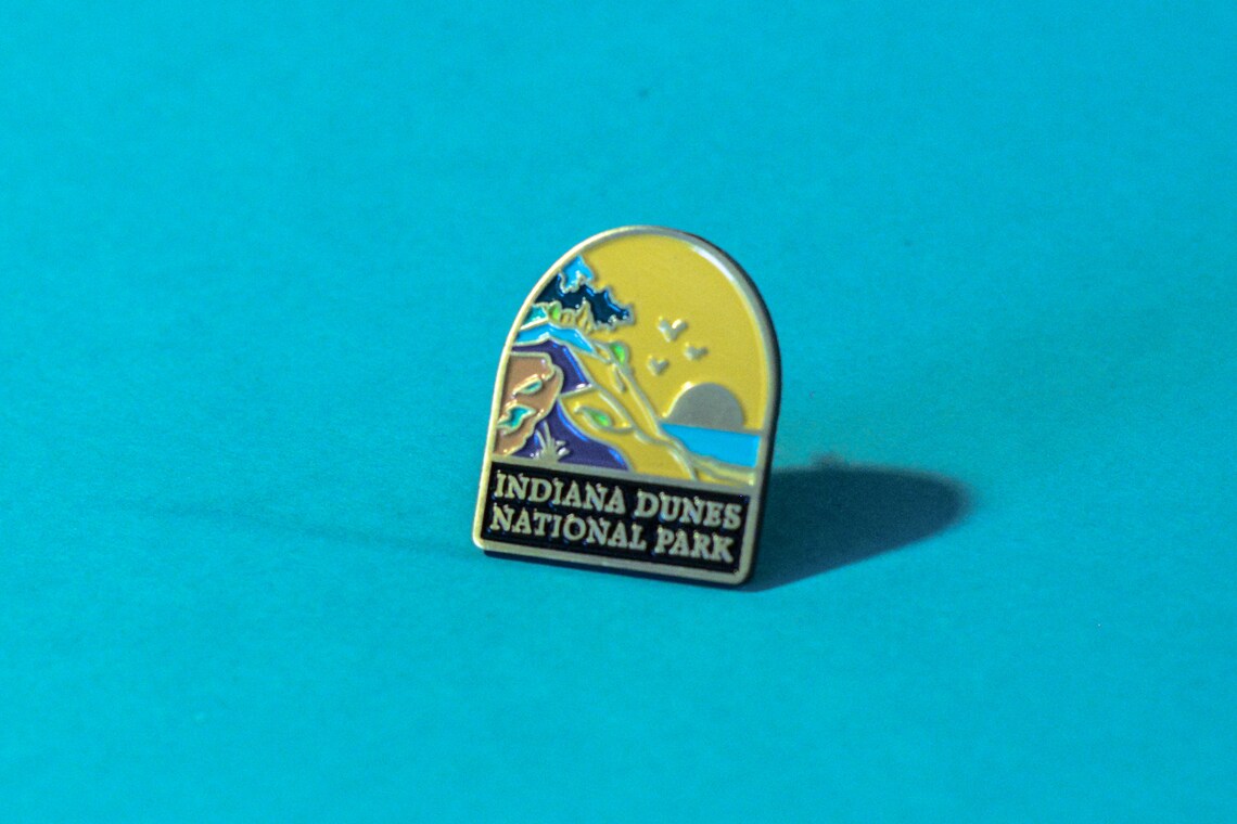 Indiana Dunes National Park Soft Enamel Pin / National Park | Etsy