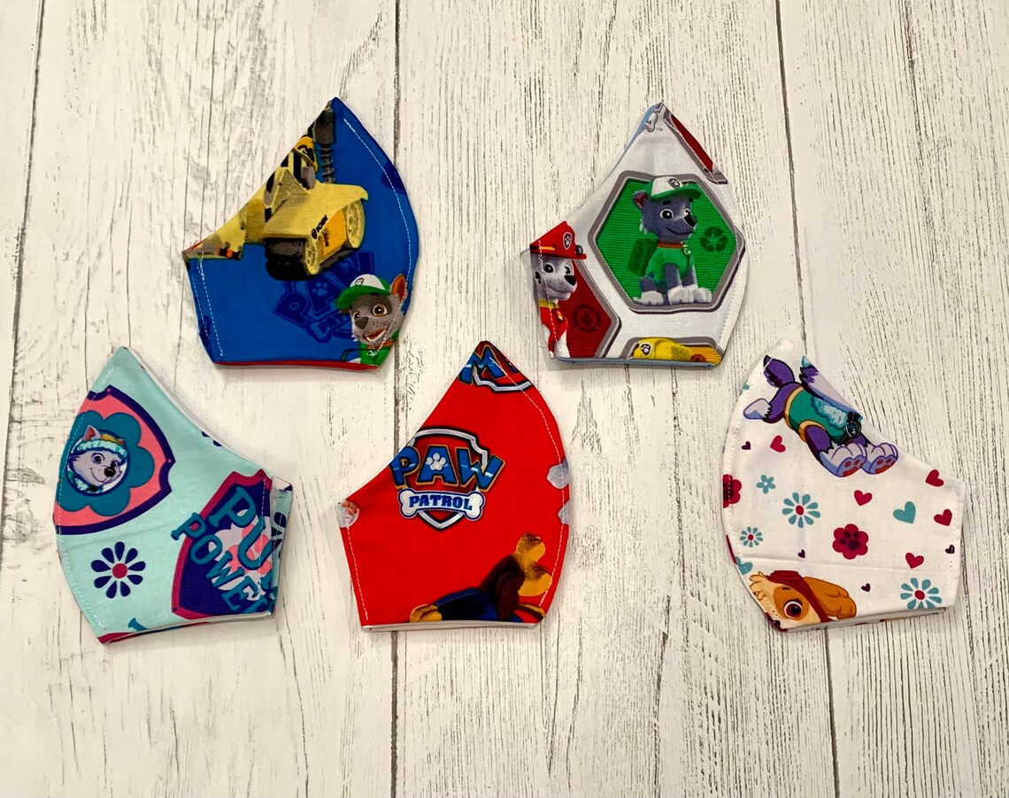 Paw Patrol Masks for Kids/big Kids/adults | Etsy