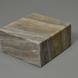 Onyx Bases Sculpture 6x6x3 Honed Finish,art Base, Figurine Display ...