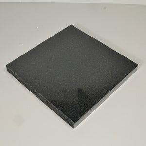 Black Absolute Base,12x12x1.25 Base Art Display, Sculpture Dislpay ...