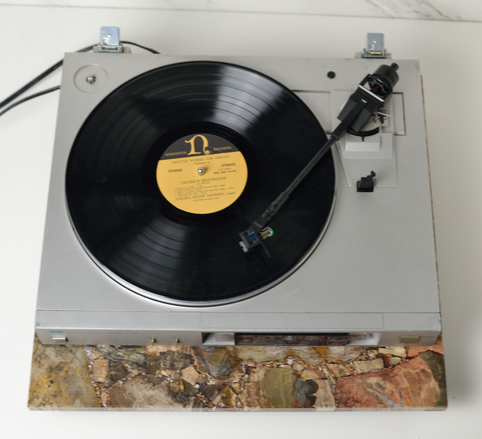 Turntable Platform 17x18x0.75 Stone Record - Etsy