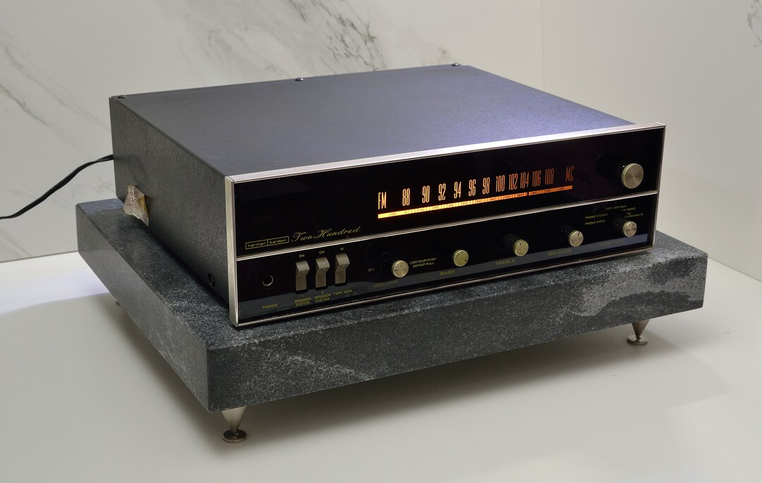 Granite Jet Mist Isolation Platform: Receiver Base, Turntable Display ...