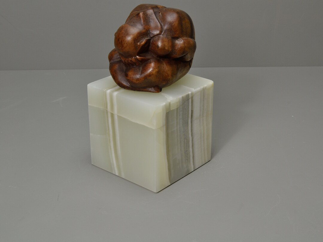 Honed Green Onyx Display Base: Art & Sculpture Stand (5x5x5) - Etsy