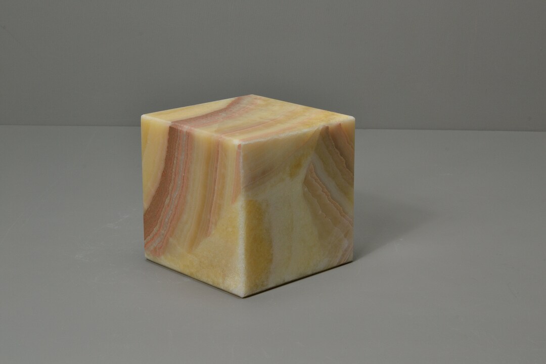 Onyx Bases Sculpture 5 X 5 X 5 Honed Finish,art Base, Figurine Display ...