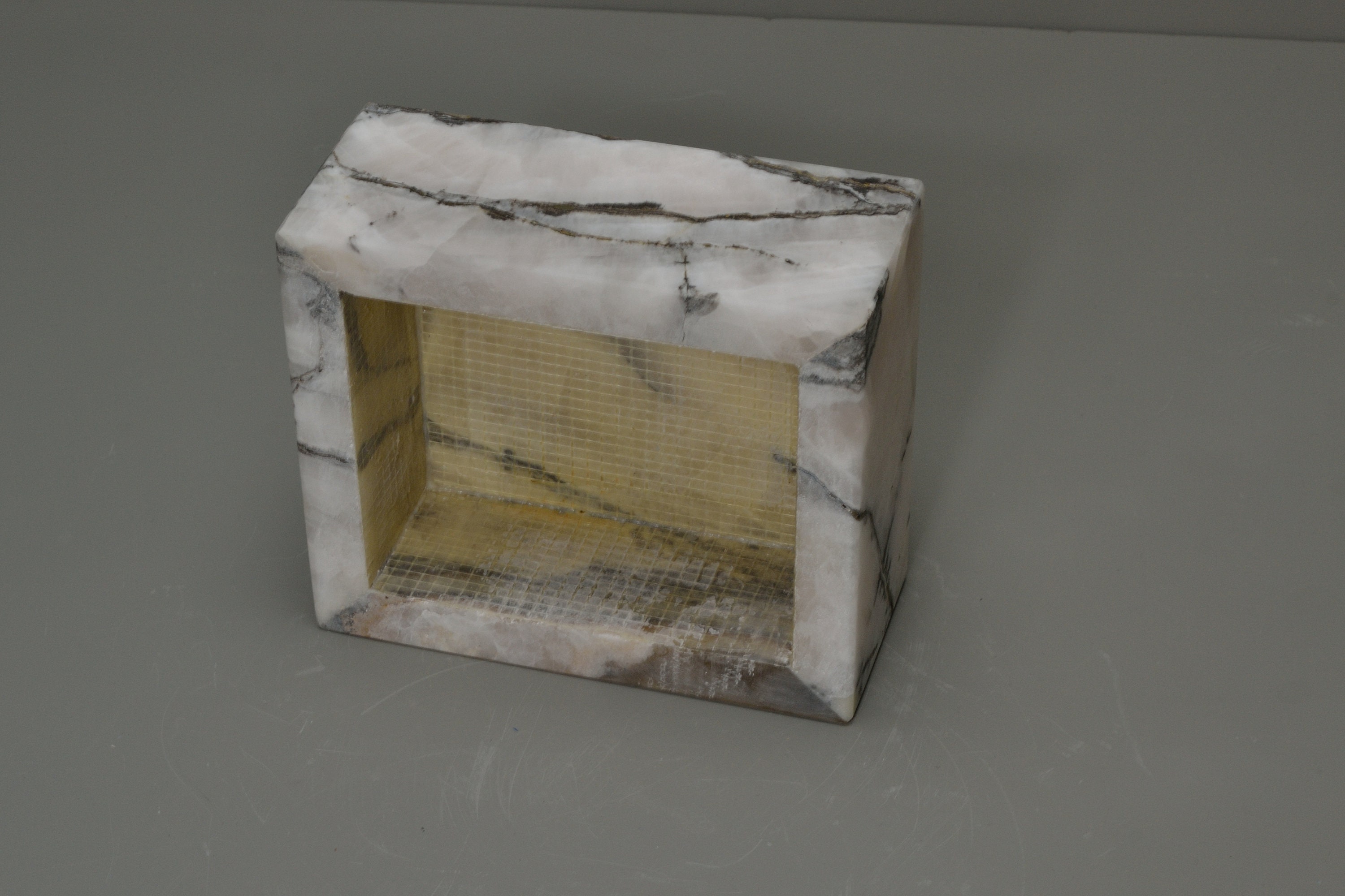 Onyx Bases 7x6x3 Honed Finish,Art Base, Figurine display, White Onyx ...