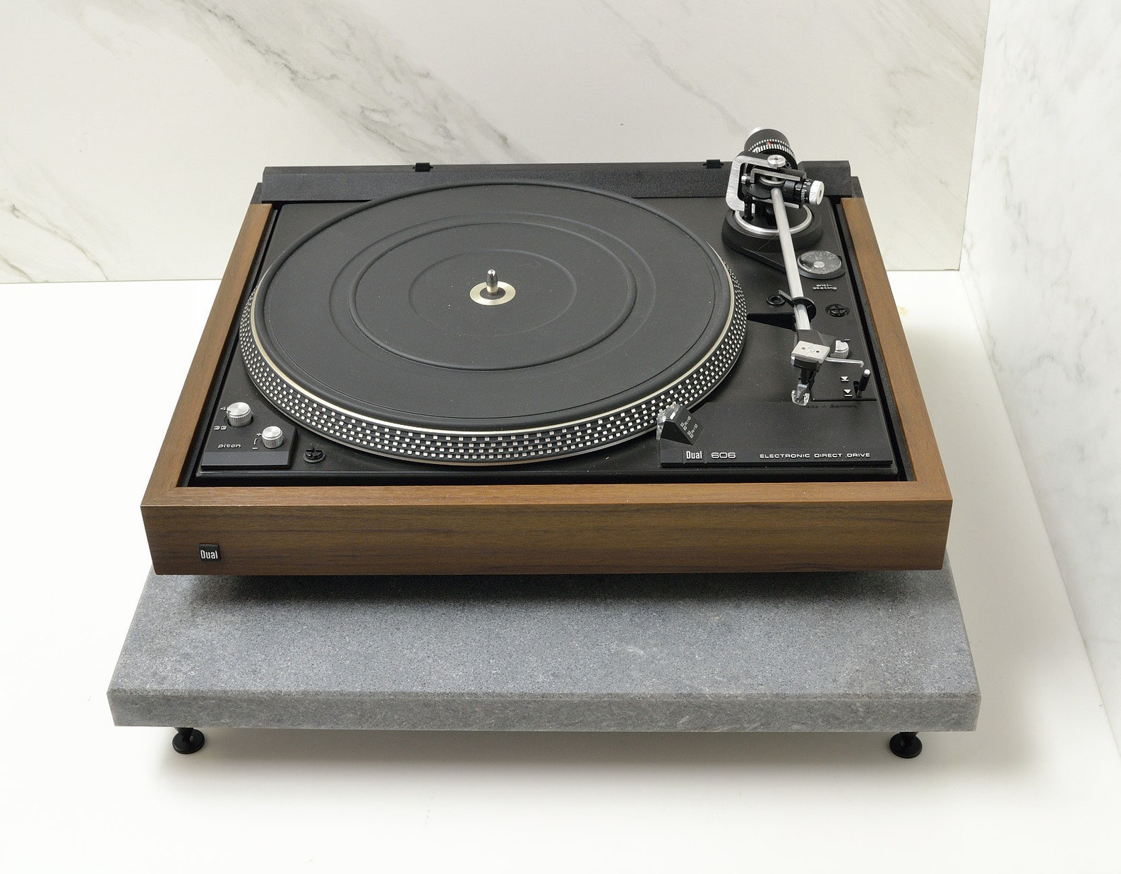 20x18x1.25 Rugged Concrete Turntable Stand White Caesarstone - Etsy