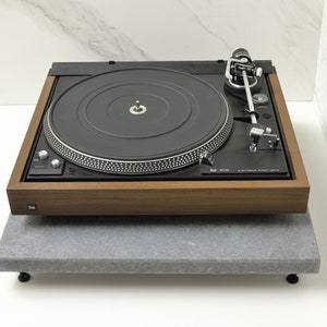 20x18x1.25 Rugged Concrete Turntable Stand, White Caesarstone Turntable ...