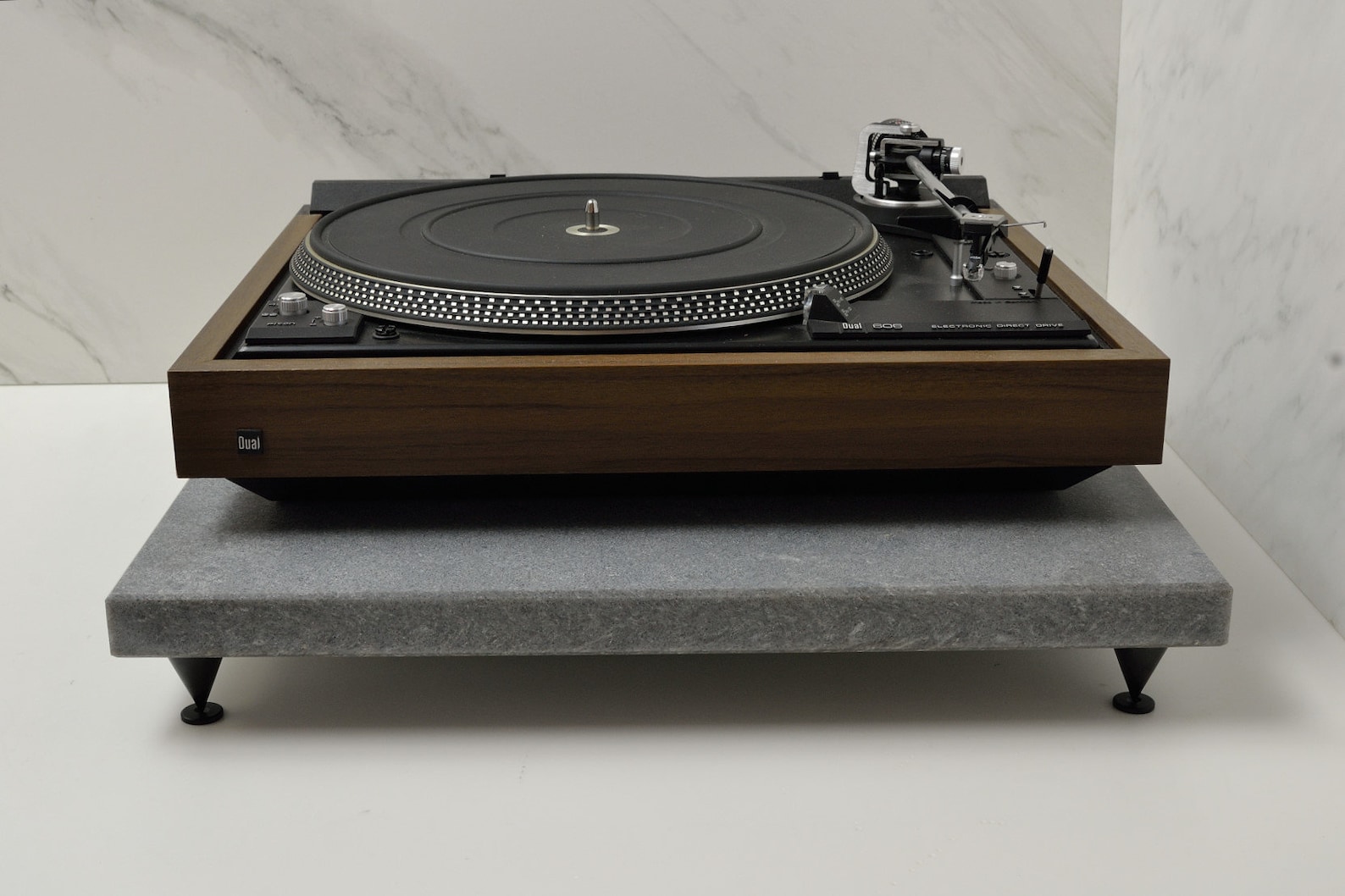 20x18x1.25 Rugged Concrete Turntable Stand White Caesarstone - Etsy