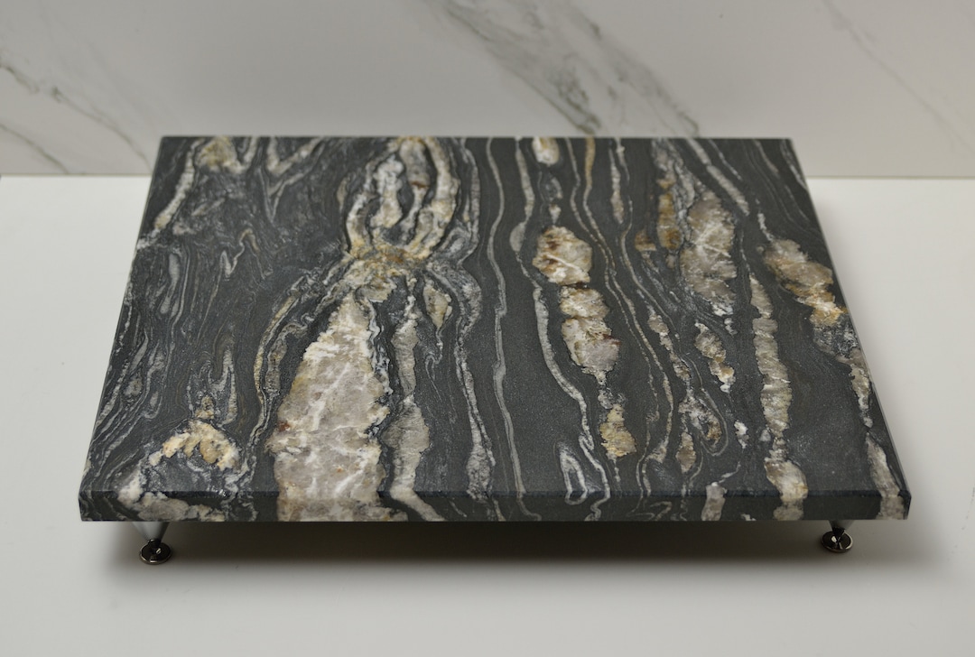 Black Granite Turntable Isolation Platform: Audiophile Stand (18x18x0 ...