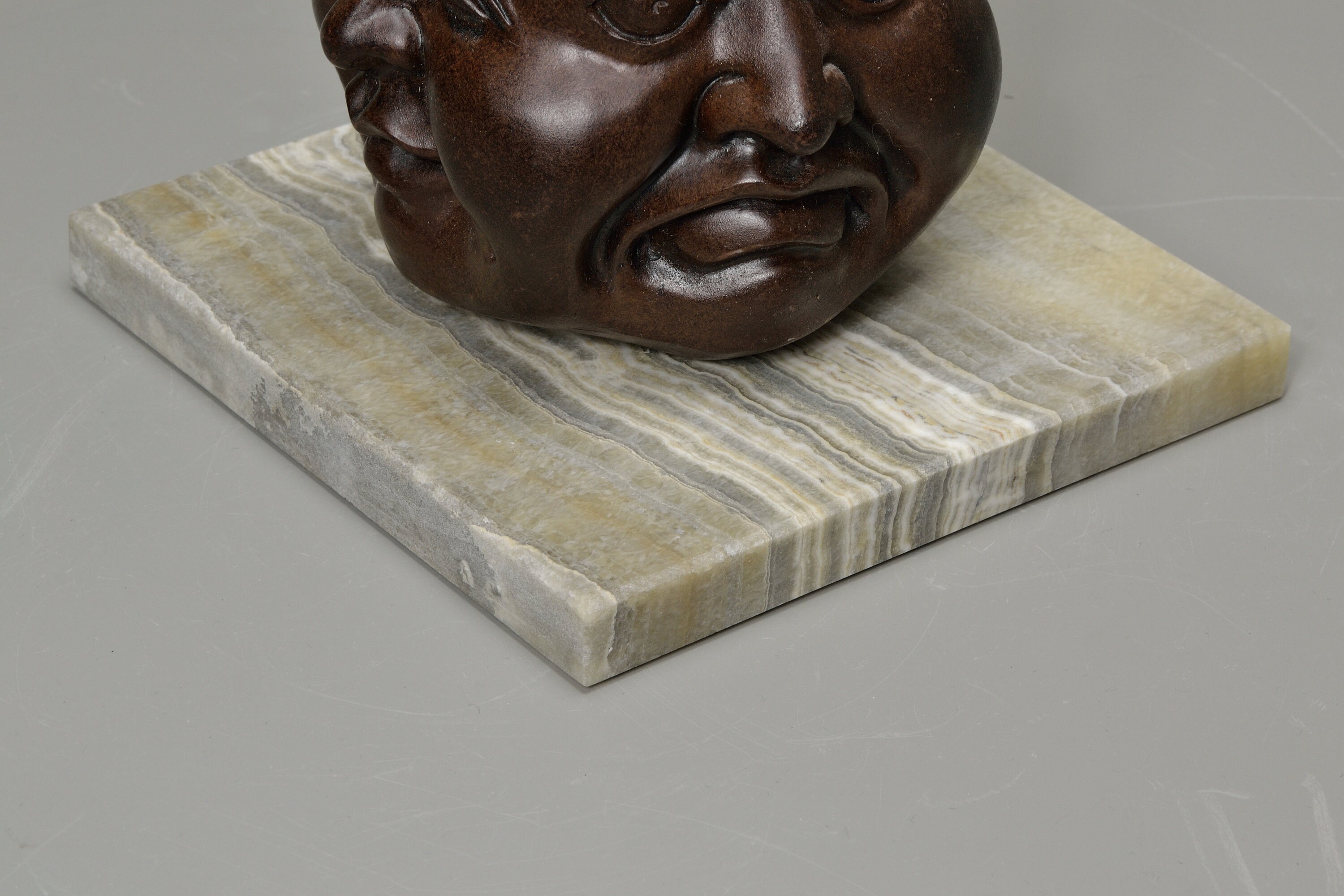 Gold Onyx Honed Base Sculptures, Base art Display, Sculpture Dislpay ...