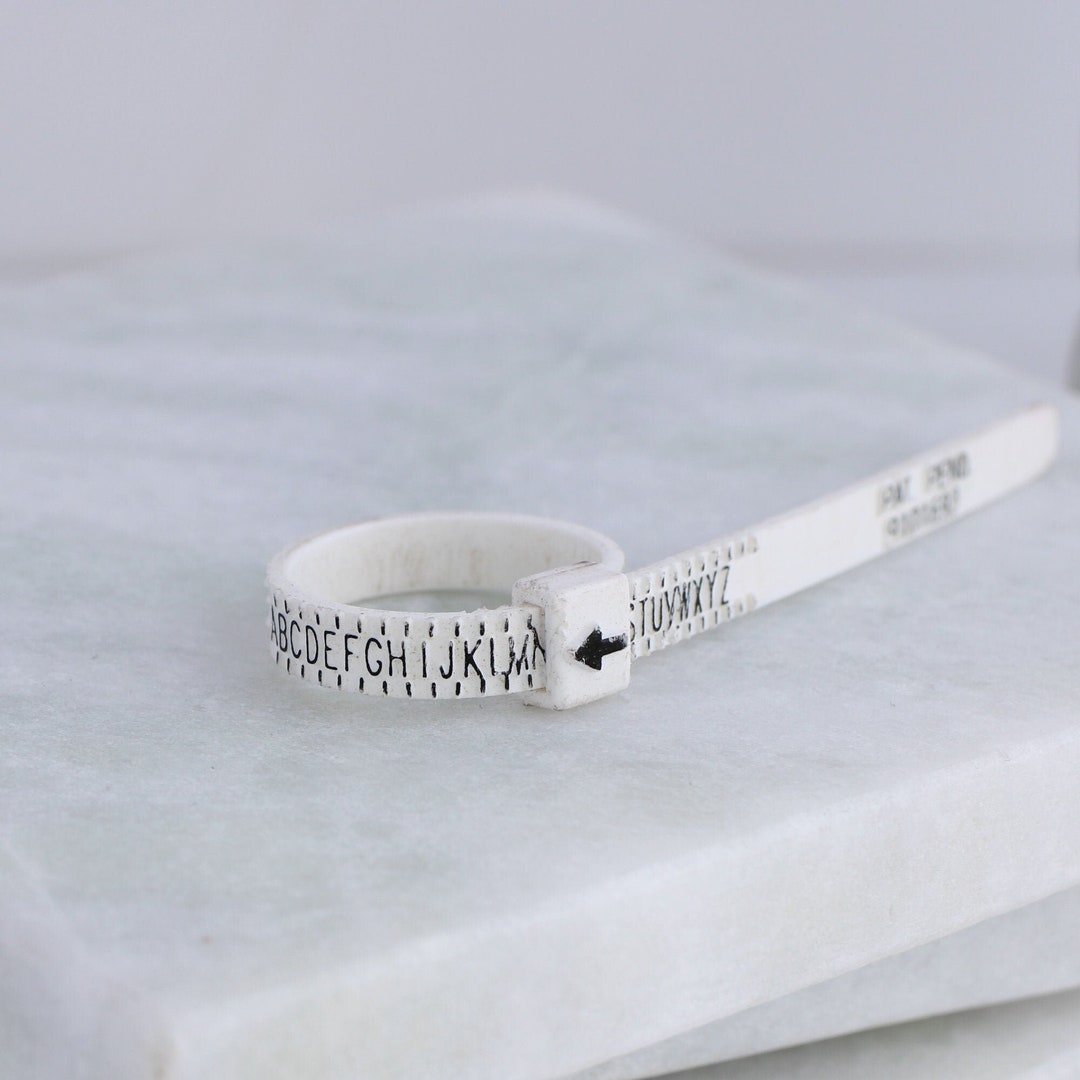 Ring Sizing Gauge, Diy Ring Sizer, Measure Your Own Ring Size at Home ...