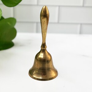 Brass Altar Bell, Cleansing Bell, 6 Inch Bell - Etsy