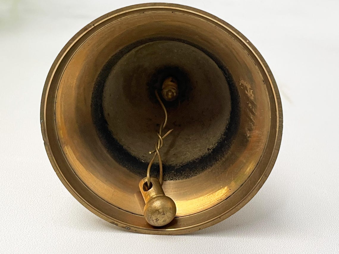 Brass Altar Bell, Cleansing Bell, 6 Inch Bell - Etsy