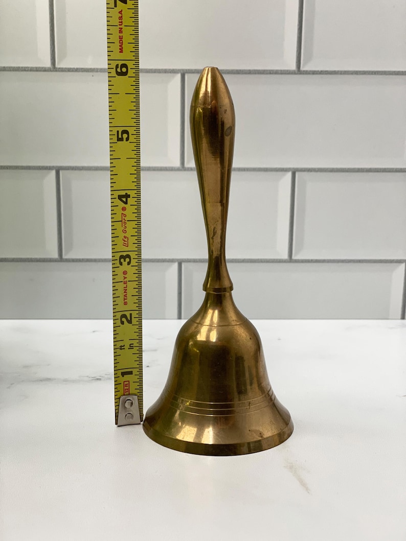Brass Altar Bell, Cleansing Bell, 6 Inch Bell - Etsy