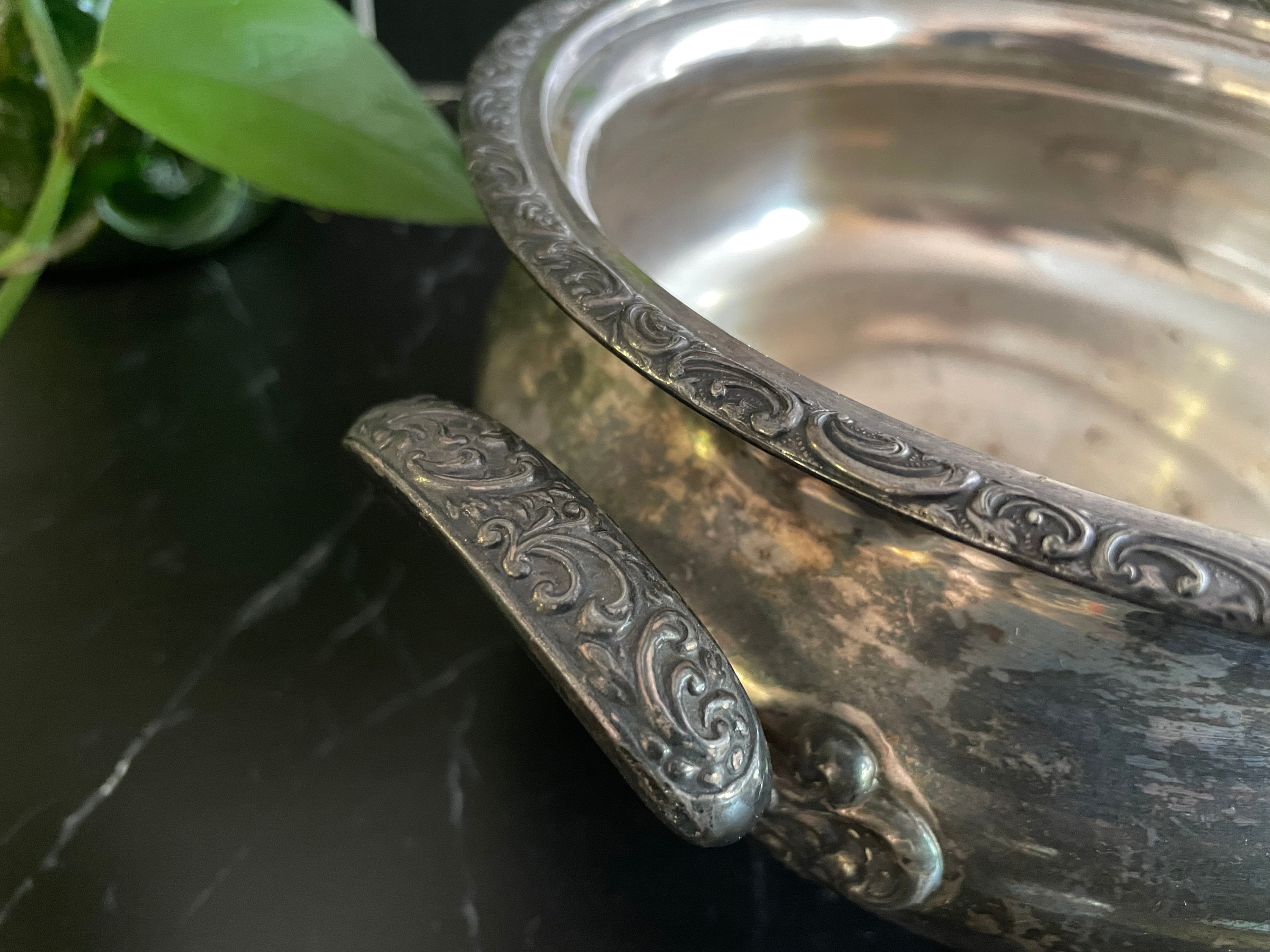 Vintage Footed Metal Cauldron, Ritual Dish, Altar Offering Tray, Large ...