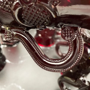 Avon Cape Cod Ruby Red Glass Mugs, Ritual Cups,vampire Glass, Creepmas ...