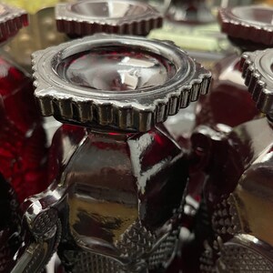 Avon Cape Cod Ruby Red Glass Mugs, Ritual Cups,vampire Glass, Creepmas ...