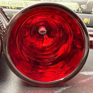 Avon Cape Cod Ruby Red Glass Mugs, Ritual Cups,vampire Glass, Creepmas ...