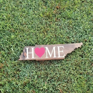 Wood Signs, Tennessee Wood Cutout, Tennessee Sign, Tennessee State ...