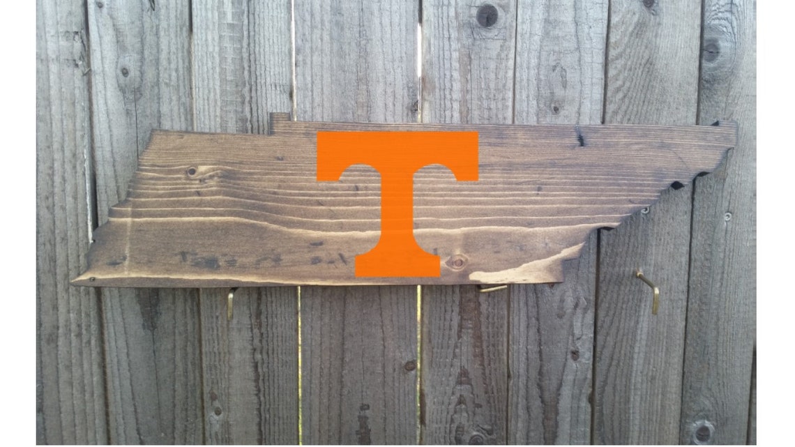Wood Signs Tennessee Sign Tennessee State Flag University - Etsy