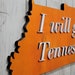 University of Tennessee Wood Sign UT Vols UT Football Sign UT ...