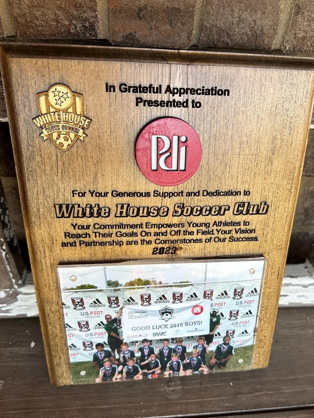 Custom Sports Sponsor Appreciation Plaque - Etsy