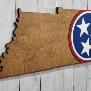 Tennessee Flag Wood Sign, Tennessee Sign, Tennessee State Flag ...