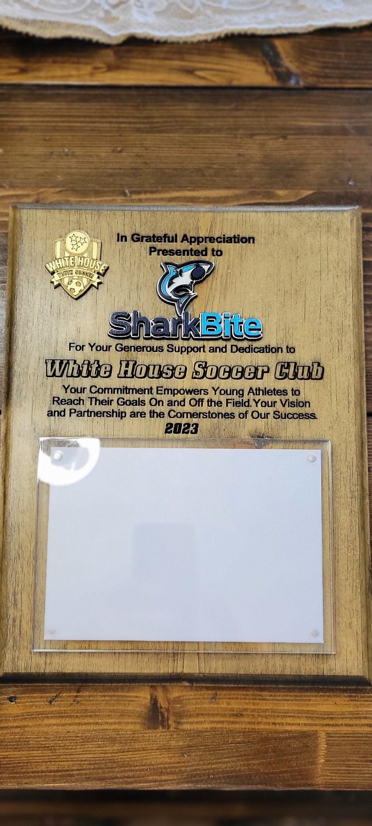 Custom Sports Sponsor Appreciation Plaque - Etsy