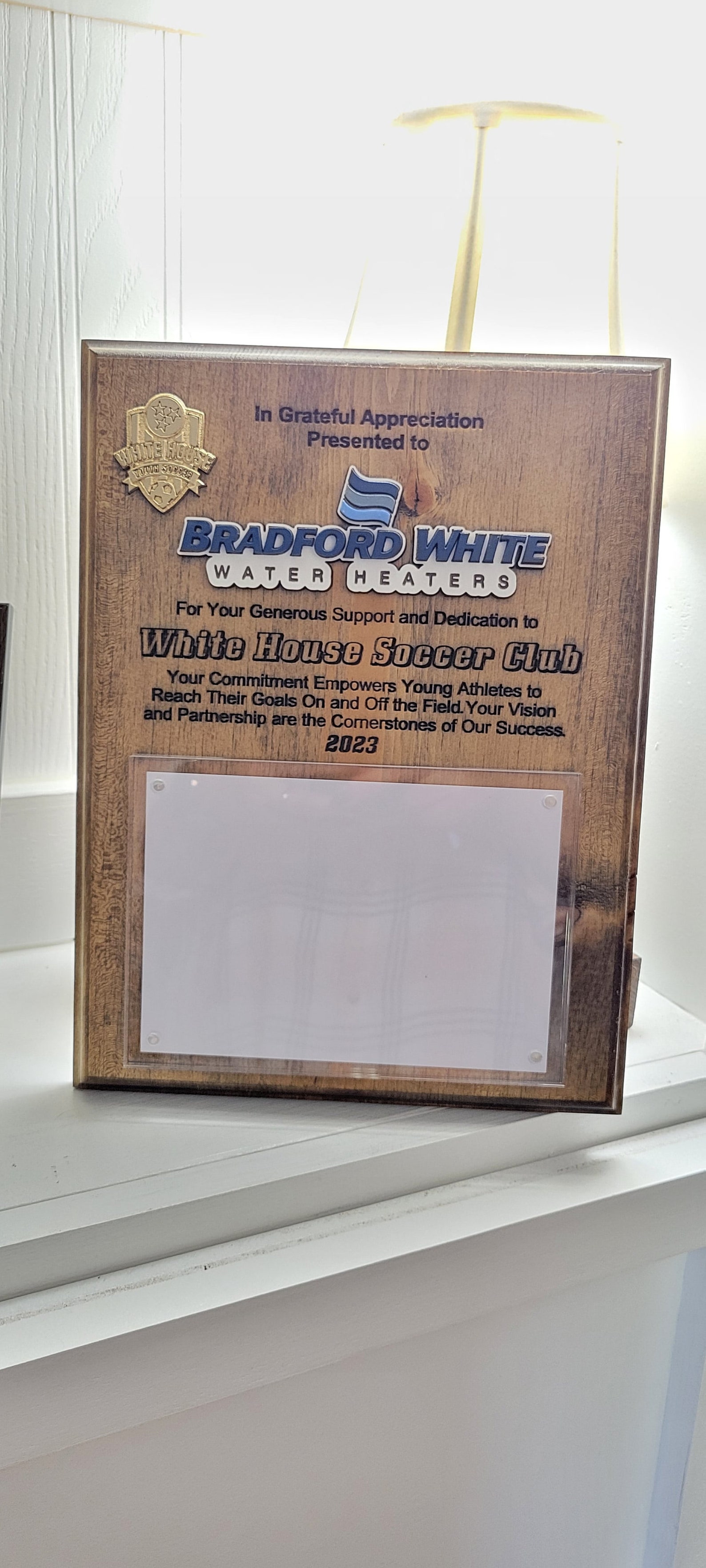 Custom Sports Sponsor Appreciation Plaque - Etsy