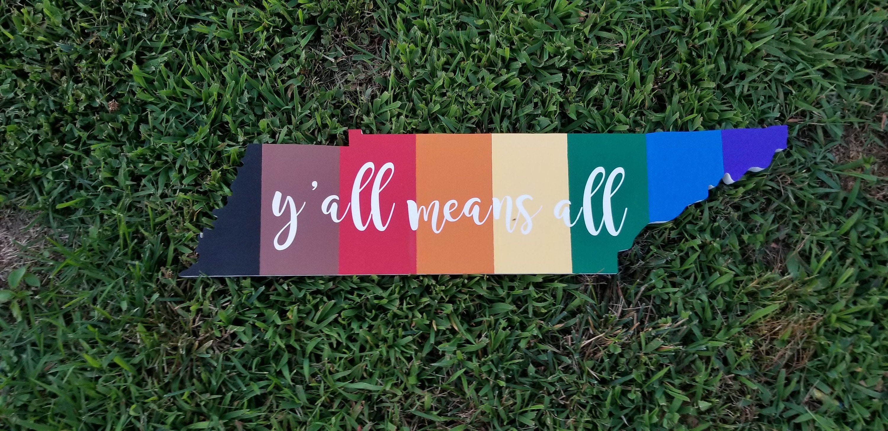 Y'all Means All Alabama Sign Alabama Pride Sign LGBTQ | Etsy