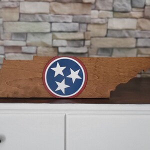 Tennessee Flag Wood Sign, Tennessee Sign, Tennessee State Flag ...