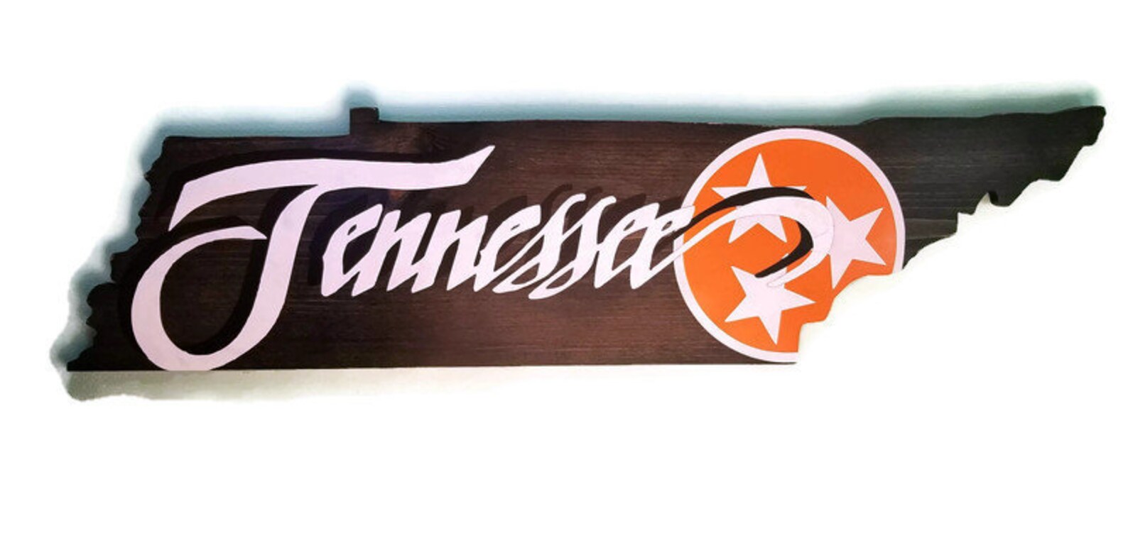 Wood Signs Tennessee Sign Tennessee State Flag University - Etsy