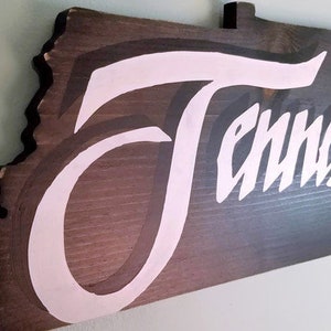 Wood Signs Tennessee Sign Tennessee State Flag University - Etsy