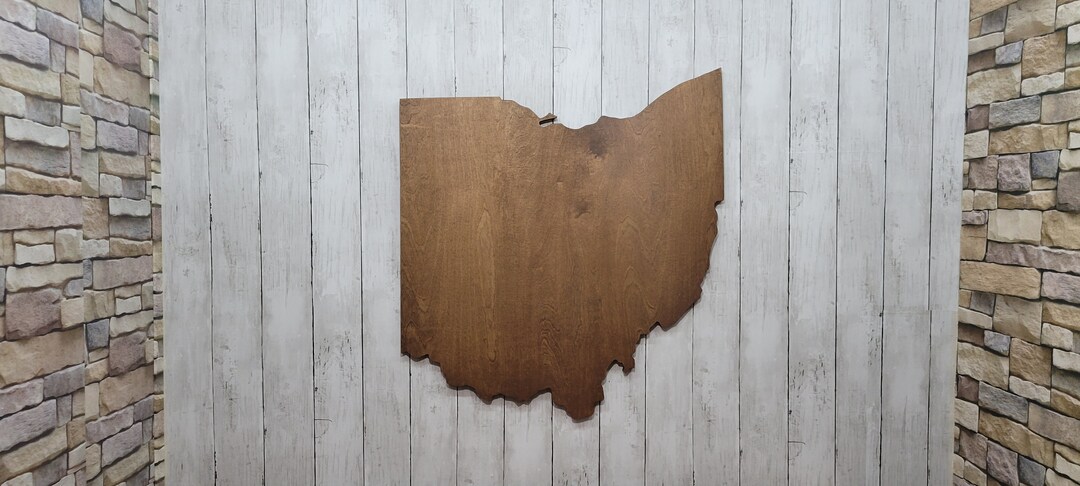 Custom Ohio Wood State Sign: Personalized Family Name Wall Decor - Etsy