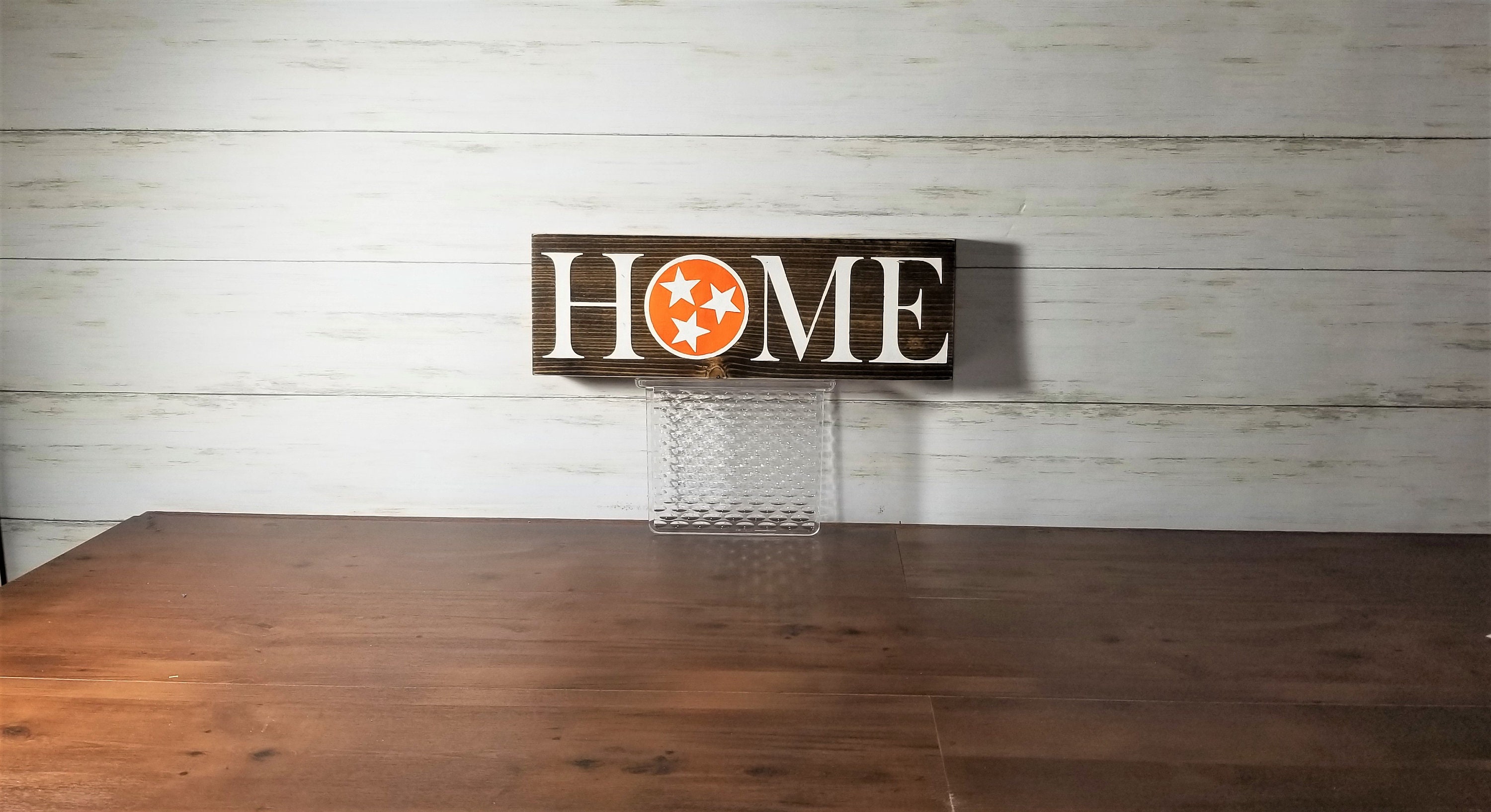 Tennessee Home Sign With Orange and White Tristar, Home of the Toppers ...