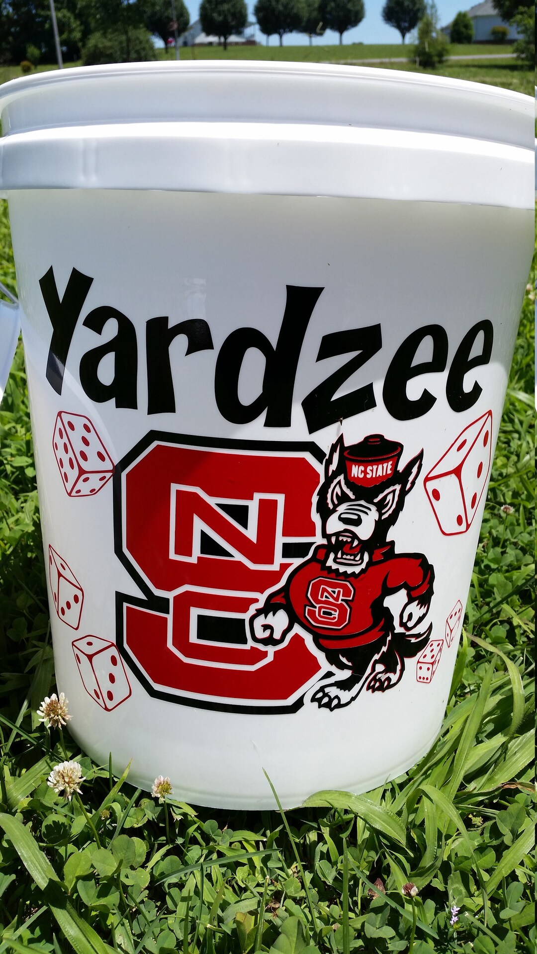 Personalized Sport Logo Yardzee Bucket Only - Etsy