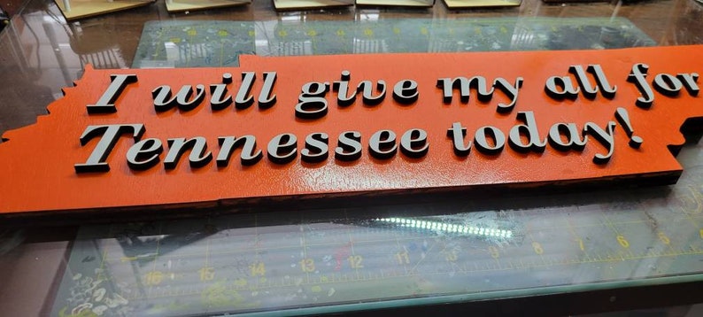 University of Tennessee Wood Sign UT Vols UT Football Sign | Etsy