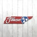 Tennessee Flag State Cutout Red White and Blue Tennessee Tri - Etsy