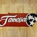 Tennessee Flag State Cutout Red White and Blue Tennessee Tri - Etsy