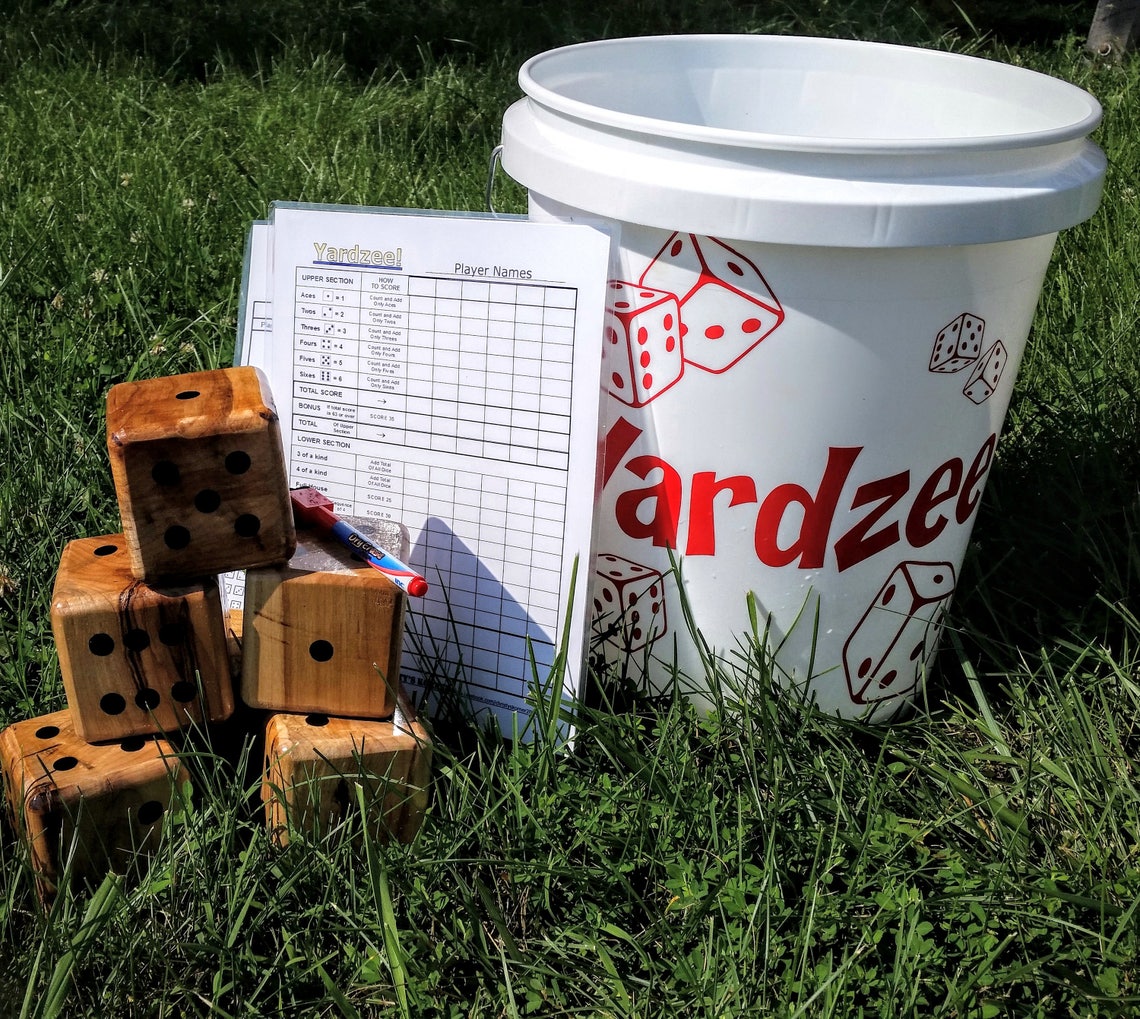 Personalized YARDZEE Yardkle Lawn Games Yardzee & Farkle | Etsy