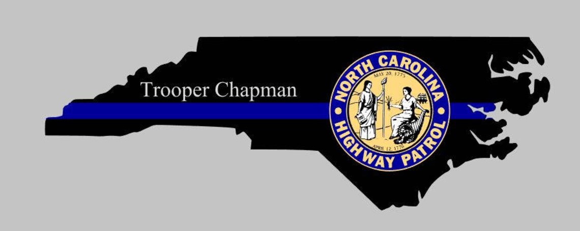 Personalized North Carolina Highway Patrol Sign NC Cutout NC | Etsy