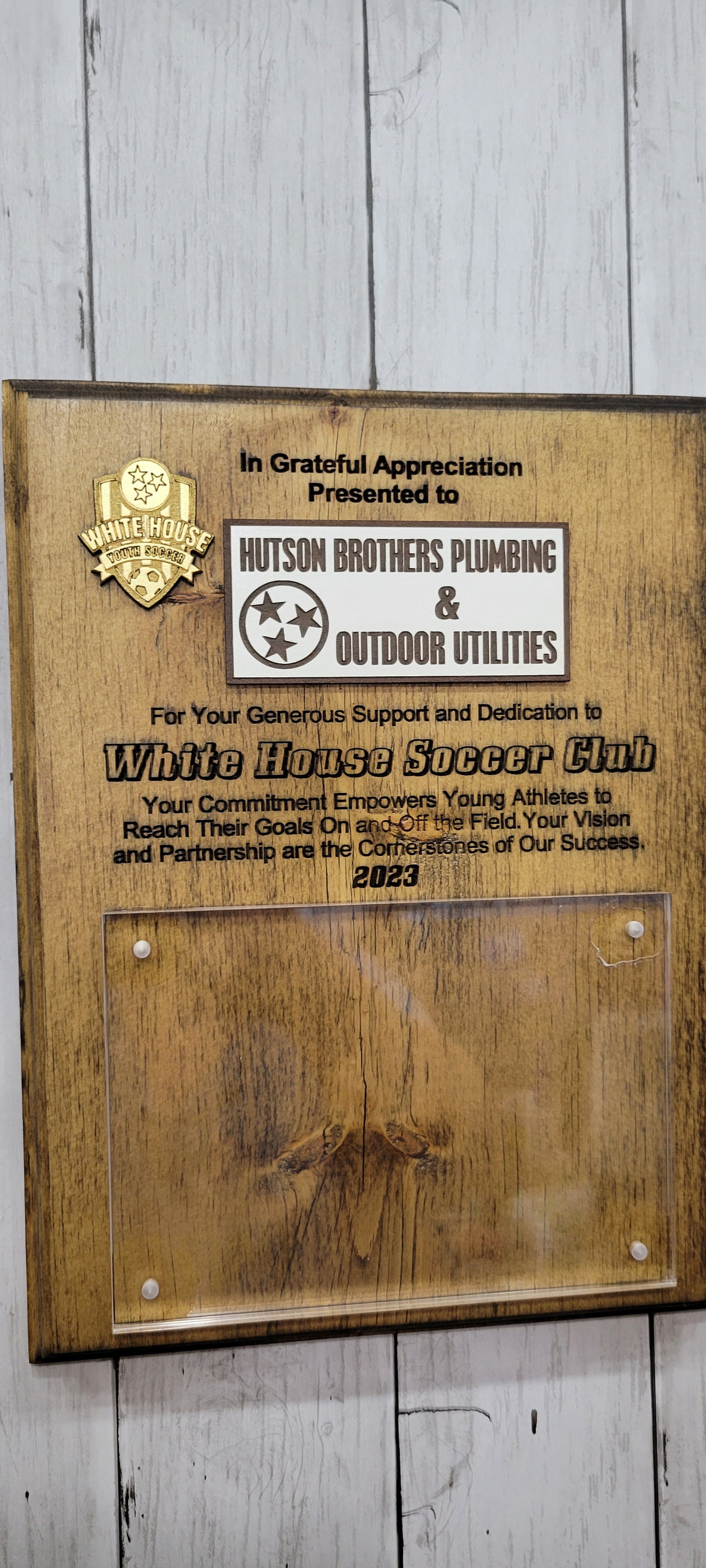 Custom Sports Sponsor Appreciation Plaque - Etsy