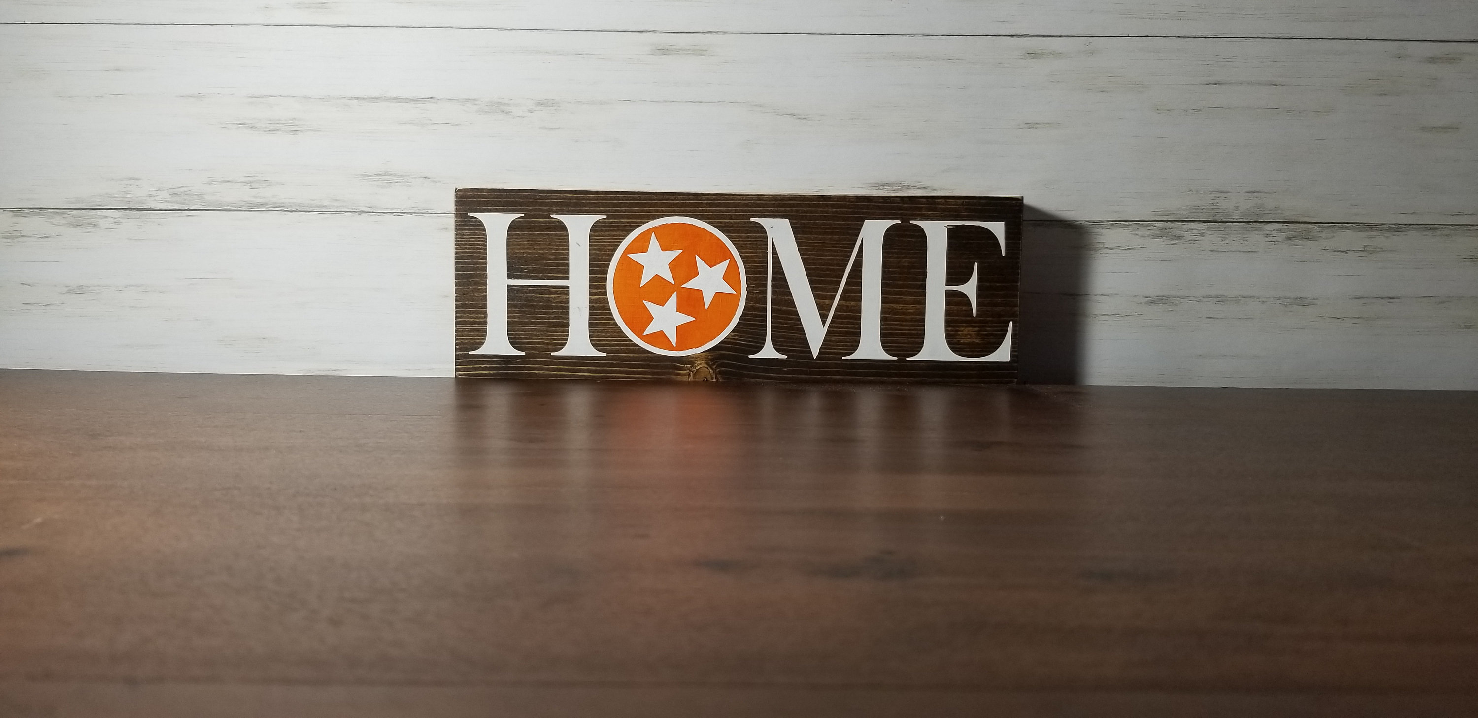 Tennessee Home Sign With Orange and White Tristar, Home of the Toppers ...