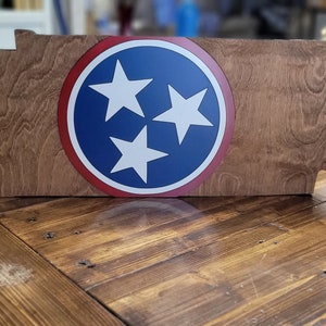 Tennessee Flag Wood Sign, Tennessee Sign, Tennessee State Flag ...