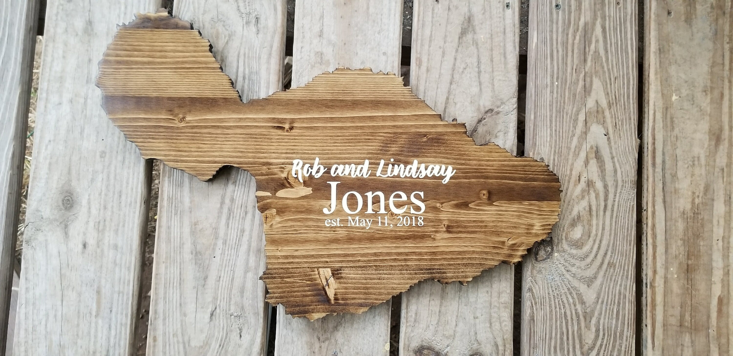 Maui Wood Outline, Hawaiian Islands Sign, State Cutout, State Sign ...