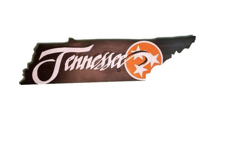 Wood Signs Tennessee Sign Tennessee State Flag University - Etsy