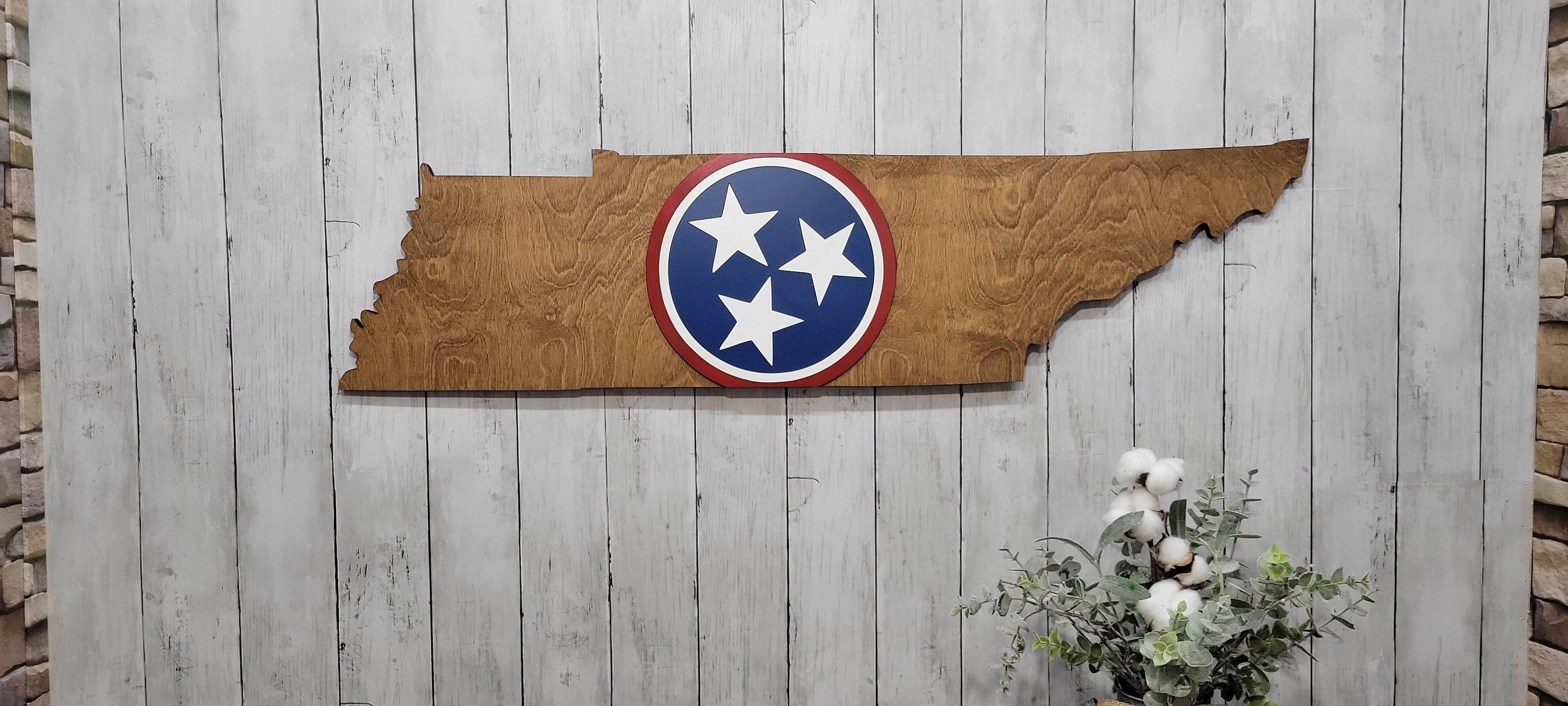 Tennessee Flag Wood Sign Tennessee Sign Tennessee State - Etsy
