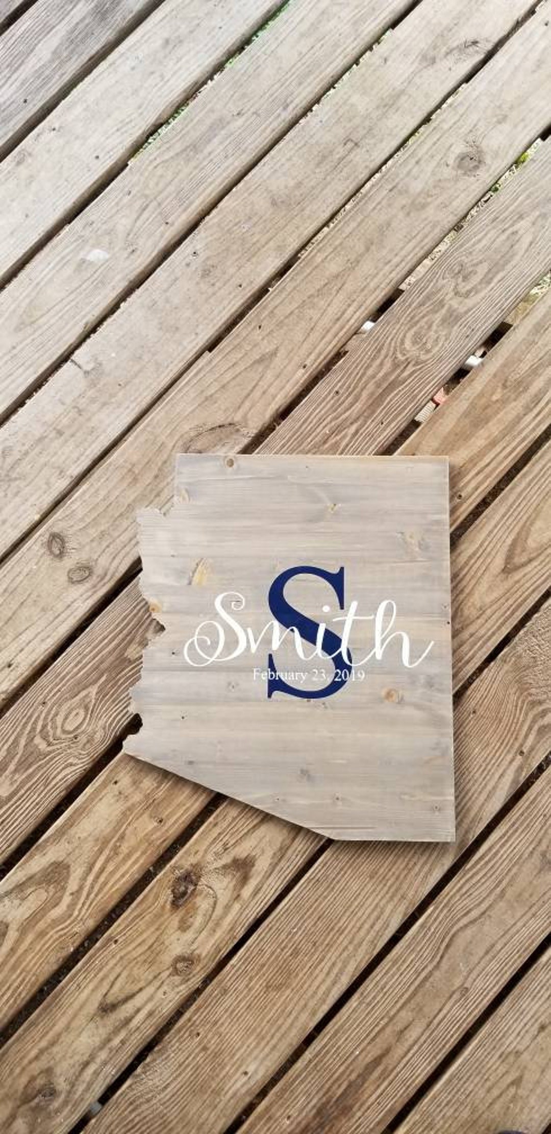 Arizona Wood State Outline, Wooden State Sign, State Cutout, State Sign ...