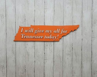 Rocky Top Wooden Sign University of Tennessee Wreath - Etsy